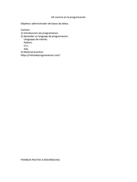 Mi Camino En La Programación Descargar Gratis Pdf Bases De Datos Sql