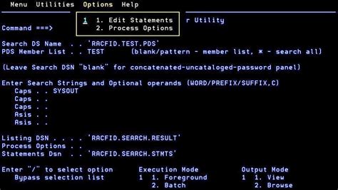 Tso Ispf Tutorial Extended Search Option Br