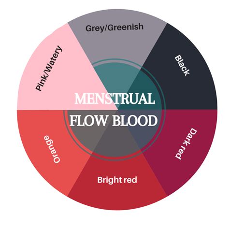 Menstrual Flow Colors Decoding What They Mean