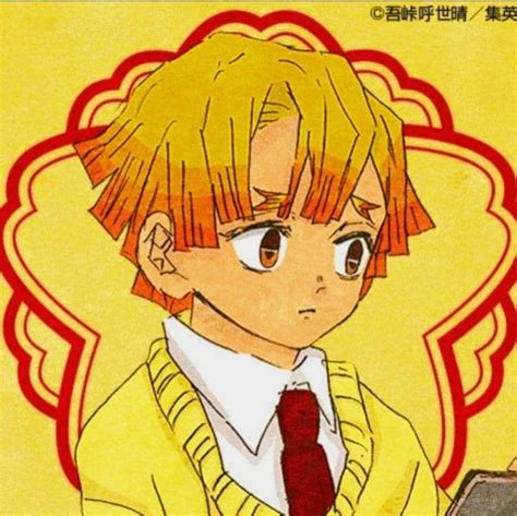 Agatsuma Zenitsu Icon Demon Slayer Mario Characters Fictional