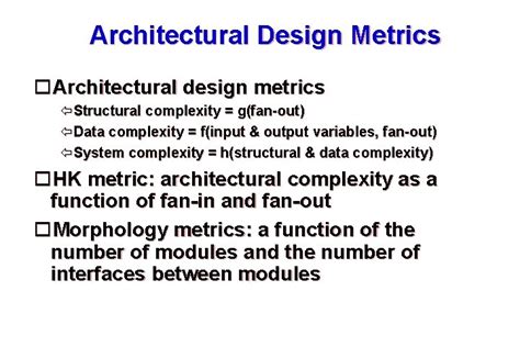 Chapter 19 Technical Metrics For Software These Courseware
