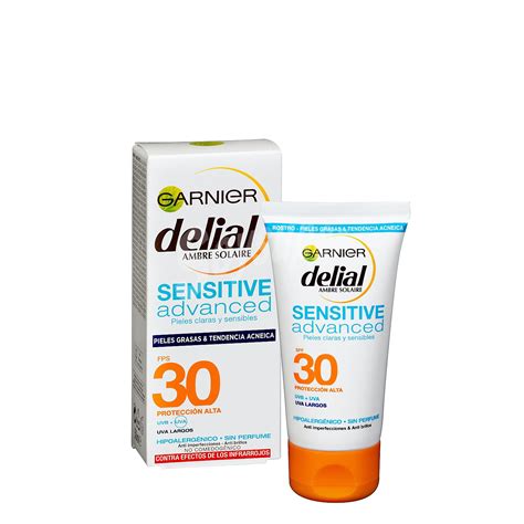 Delial Garnier Protector Solar Facial Fps 30 Sensitive Advanced Pieles