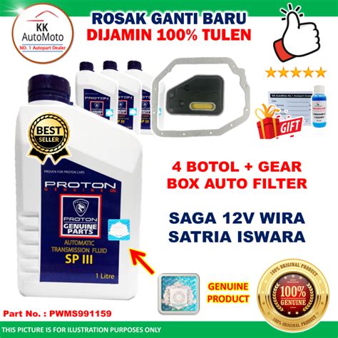Genuine SP III L Proton Saga V Iswara Wira Aero Satria Putra Perdana Arena Auto Filter