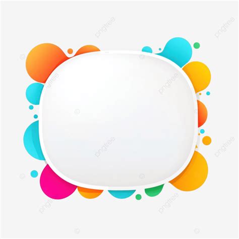 연설 거품 컬러 배너 상징 모양 배너 Png 일러스트 및 이미지 에 대한 무료 다운로드 Pngtree