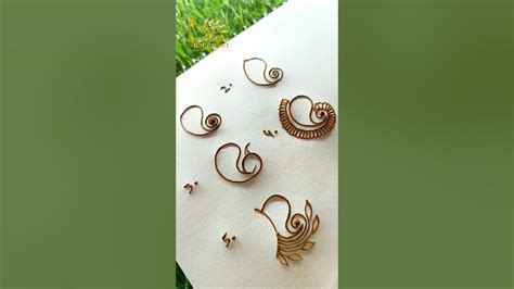 Basic Peacock Design 🦚mehndideisgn Bridalmehndi Dulhanmehndidesign