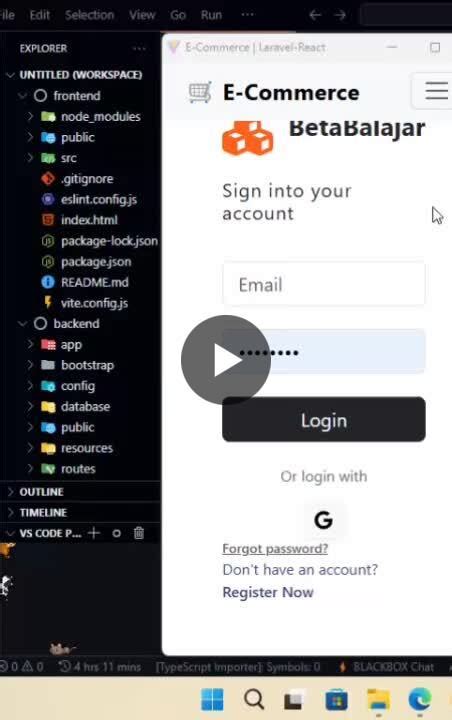 Laravel React Project E Commerce Store Data Product To Databaae Hasan Hadimu
