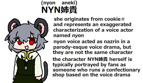 Nyn Information Card Nazrin Nyn Know Your Meme