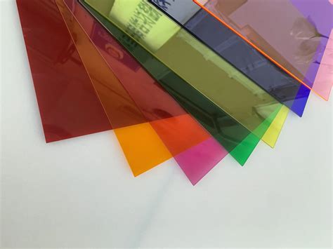 아크릴판 2mm 여러 가지 빛깔의 반투명 플렉시 유리 플라스틱 시트 아크릴 보드 광택 장식 티몬