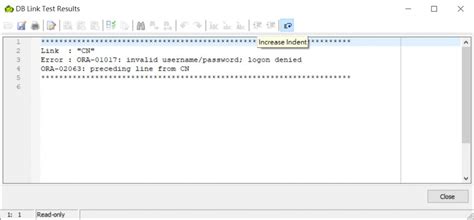 Oracle Db Link Ora 01017 錯誤排除 It 邦幫忙一起幫忙解決難題，拯救 It 人的一天