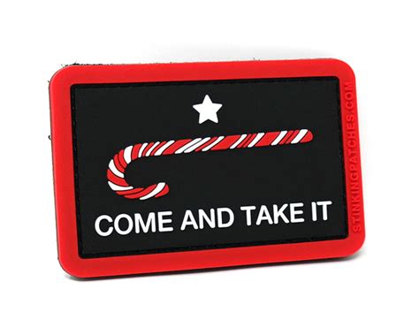 Pvc Patches Tagged Candy Cane Stinking Patch Co