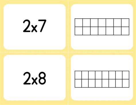 Multiplication Array Flashcards And Task Cards By The Scholarly Spot