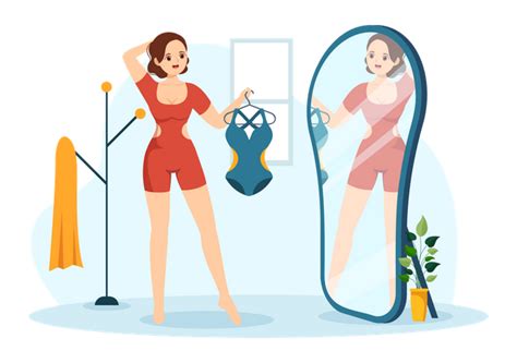 Best Girl Wearing Swimsuit Illustration Download In Png And Vector Format