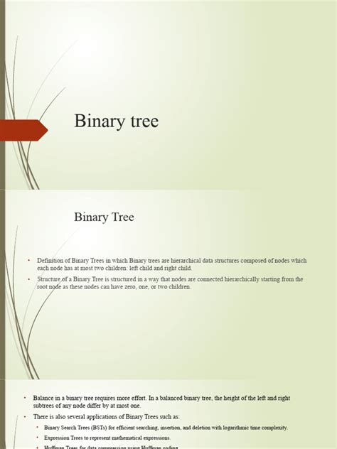 Binary Tree Pdf