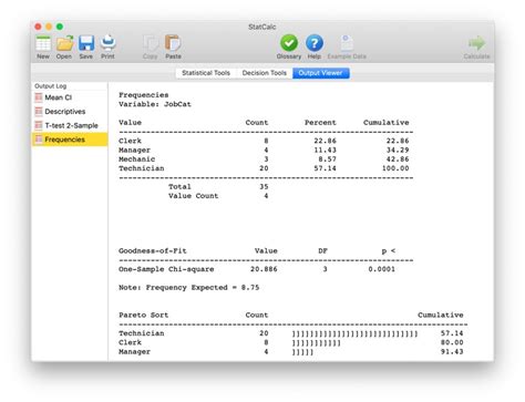 Statcalc Software