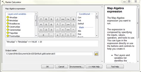 Solved Raster Calculator Esri Community