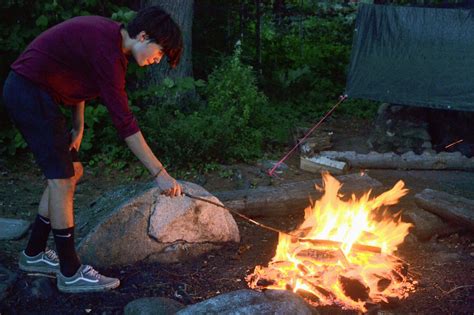 Campfire Birch Rock Camp