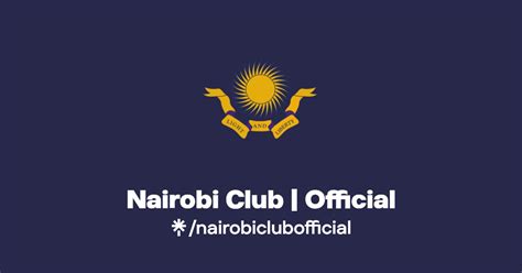 Nairobi Club Official Instagram Facebook Linktree
