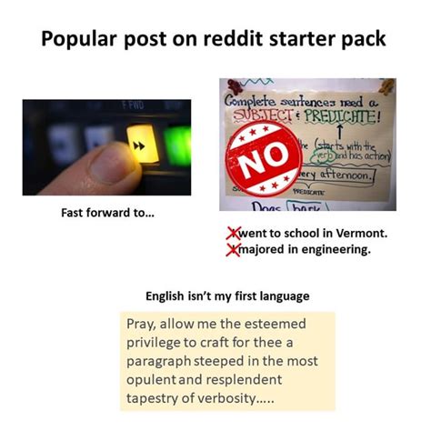 Popular Post On Reddit Starterpack Rstarterpacks