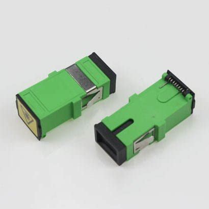 SC APC To SC APC Adapter SM Simplex Avoid Laser Fiber Optic Coupler