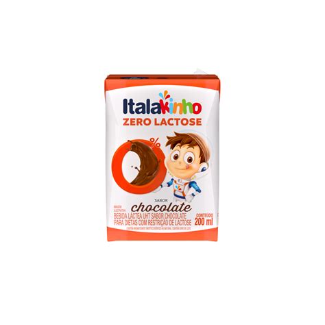 Bebida Láctea Italac Zero Lactose Chocolate 200ml Big Box Águas Claras Paineiras