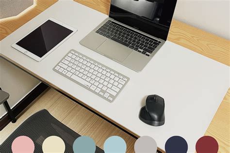 루비아르 와이드 가죽 데스크 장패드 책상매트 마우스장패드 15colors Mlxl 위시버킷