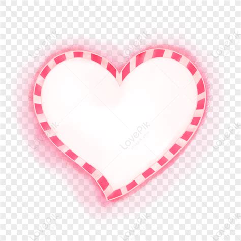 수채화 스트라이프 사랑 테두리 Png 일러스트 무료 다운로드 Lovepik