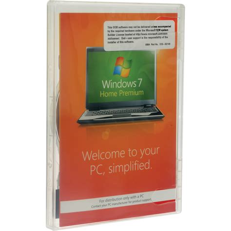 Microsoft Windows 7 Home Premium OEM SP1 32 BIT DSP DVD