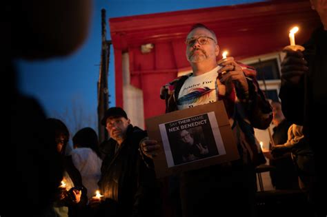 Communities Hold Vigils For Nonbinary Oklahoma Teen Who Died After School Bathroom Fight Pbs News