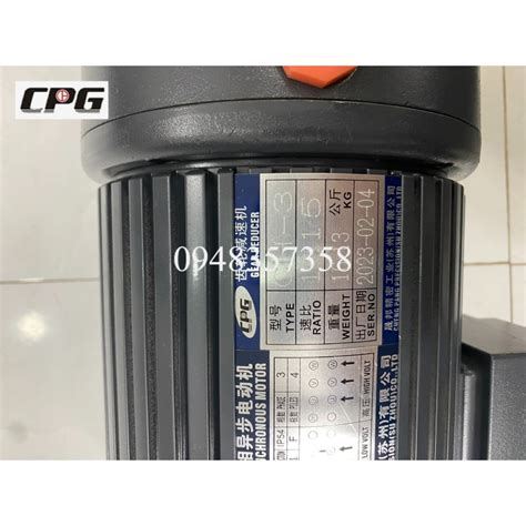Động cơ CPG 750W 1HP 220-380V