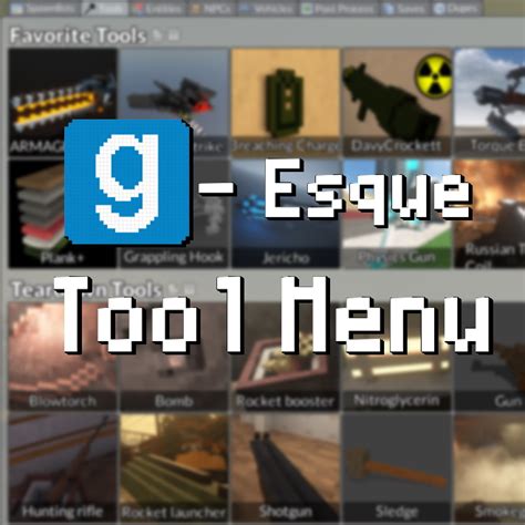 Gmod Esque Tool Menu Teardown Others Modifications Teardown Mods