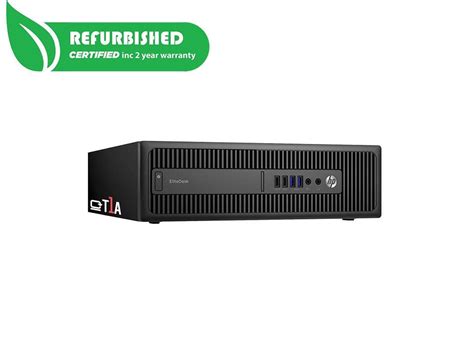 Refurb HP EliteDesk G Intel R CoreTM I GHz GB SSD GB RAM No ODD MAR WIN P