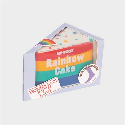 Rainbow Cake 레인보우 케이크 양말 감도 깊은 취향 셀렉트샵 29cm