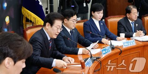 개의 선언하는 이재명 대표 네이트 뉴스