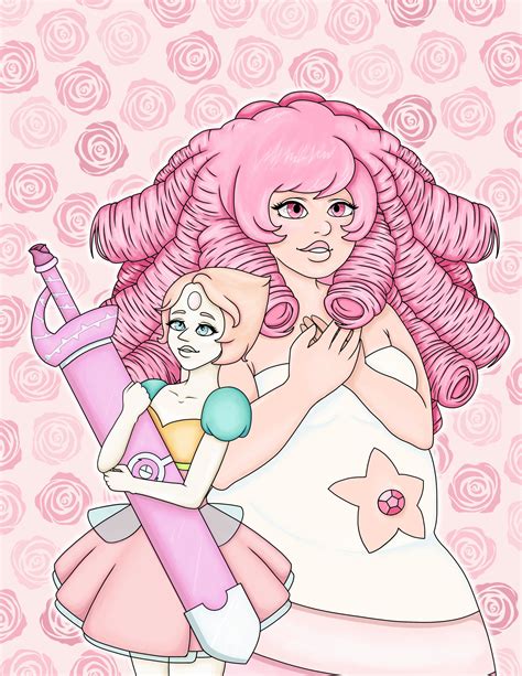 Artstation Steven Universe Rose Quartz And Pearl