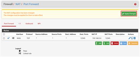 PfSense Firewall Portforwarding TransIP