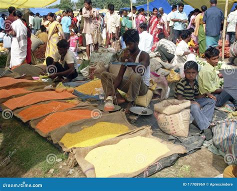 Indian Street Market Editorial Stock Image Image 17708969