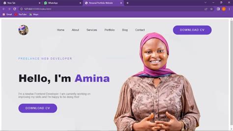 Codenewbie Html Css 100daysofcode Webdevelopment Ladiesintech Aminatu Alhassan