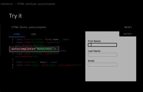 Autocomplete Article Is Invalid For Chrome Issue Mdn Content