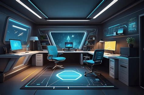 Premium Photo Where The Physical Space Transforms Into Any Imaginable Environment For An