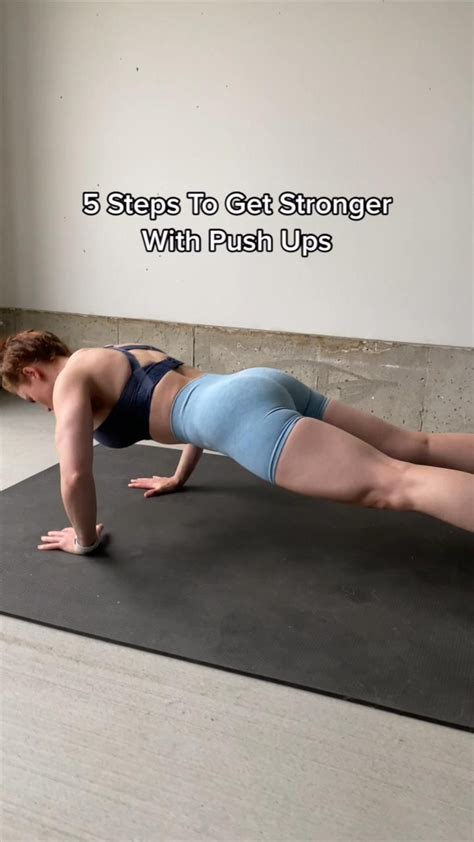 5 Steps To Get Stronger Push Ups Rutinas De Entrenamiento Ejercicios De Calistenia