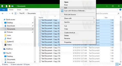 windows 10 context menu items missing when more than 15 files are