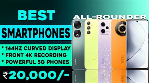 Top 5 Best All Rounder 5G Smartphones Under 20000 In 2023 Curved
