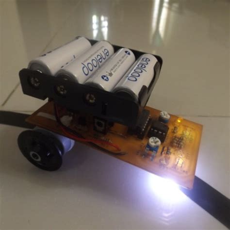 Jual Kit Rangkaian Robot Line Follower Rakitan Robot Pengikut Garis