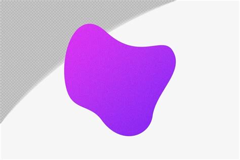 Premium Psd Abstract Shape Gradient Element With Purple Color Template Psd Png Design