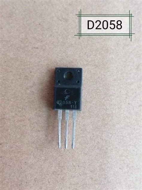 D2058==/2SD2058/3A60V[NPN] 25W/TO220 | Lazada.co.th