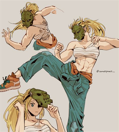 Nikaidou Dorohedoro Drawn By Carrotsprout Danbooru