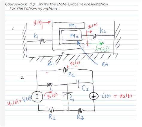 Solved Coursework 3 3 Write The State Space Representation