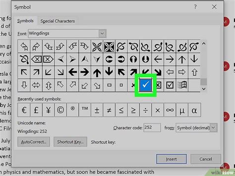Cómo insertar una marca de verificación en Microsoft Word formas sencillas