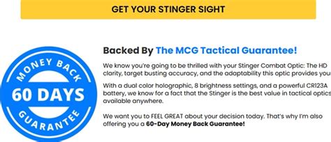 Mcg Tactical Stinger Combat Optic Review Alpha Steward