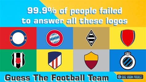 Guess The Football Soccer Team Logo Quiz Hard Mode Youtube